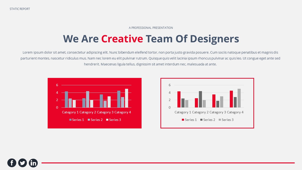 Static Report Keynote Template by loveishkalsi | GraphicRiver
