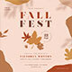 Fall Festival Event Flyer + Social Media, Print Templates | GraphicRiver
