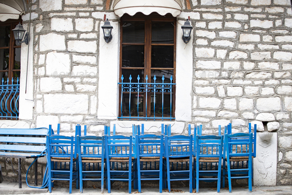 Greek style windows Stock Photo by erika8213 | PhotoDune