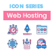 100 Web Hosting Icons, Icons | GraphicRiver