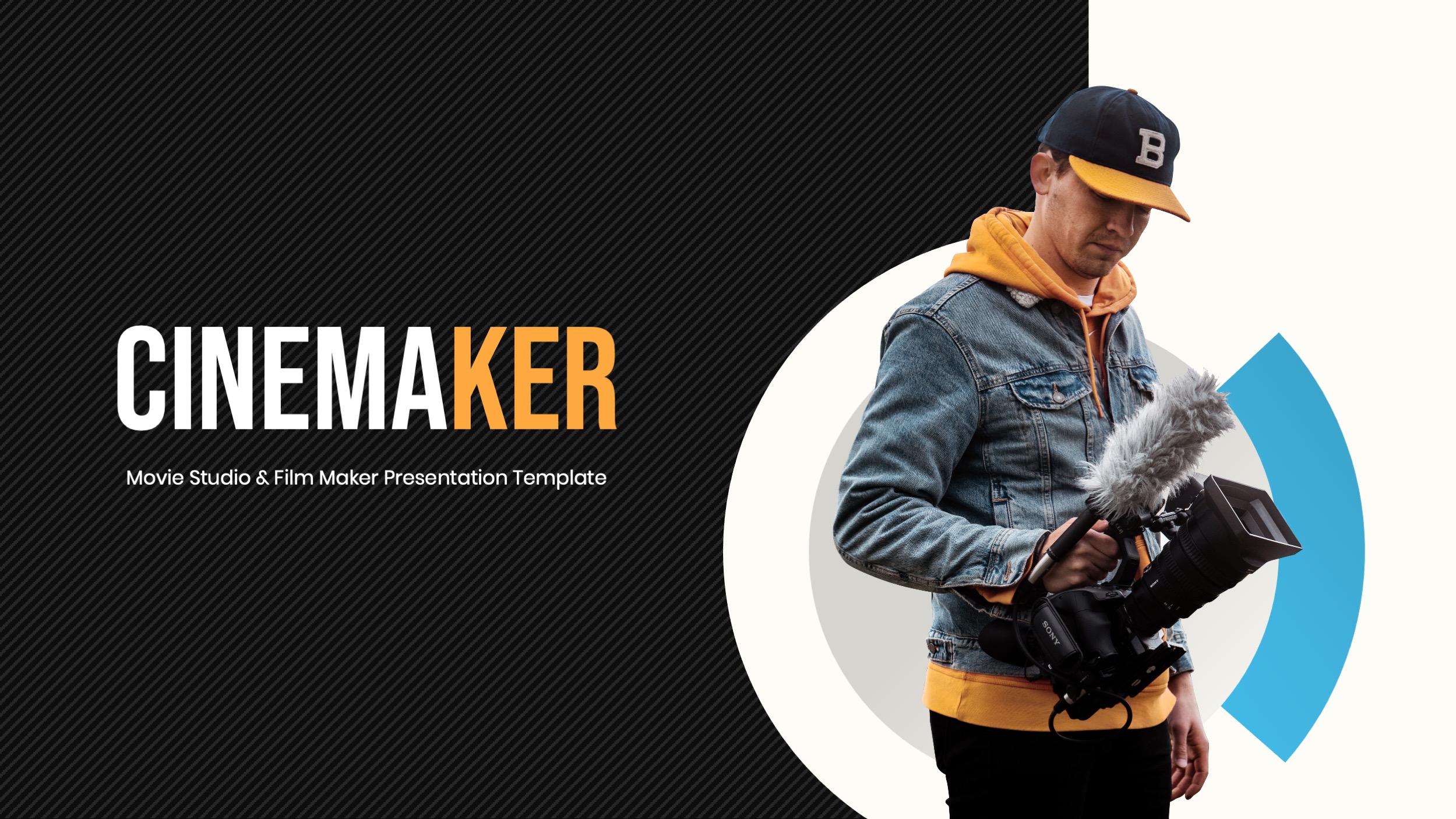 Movie Studio & Film Maker Keynote Template, Presentation Templates