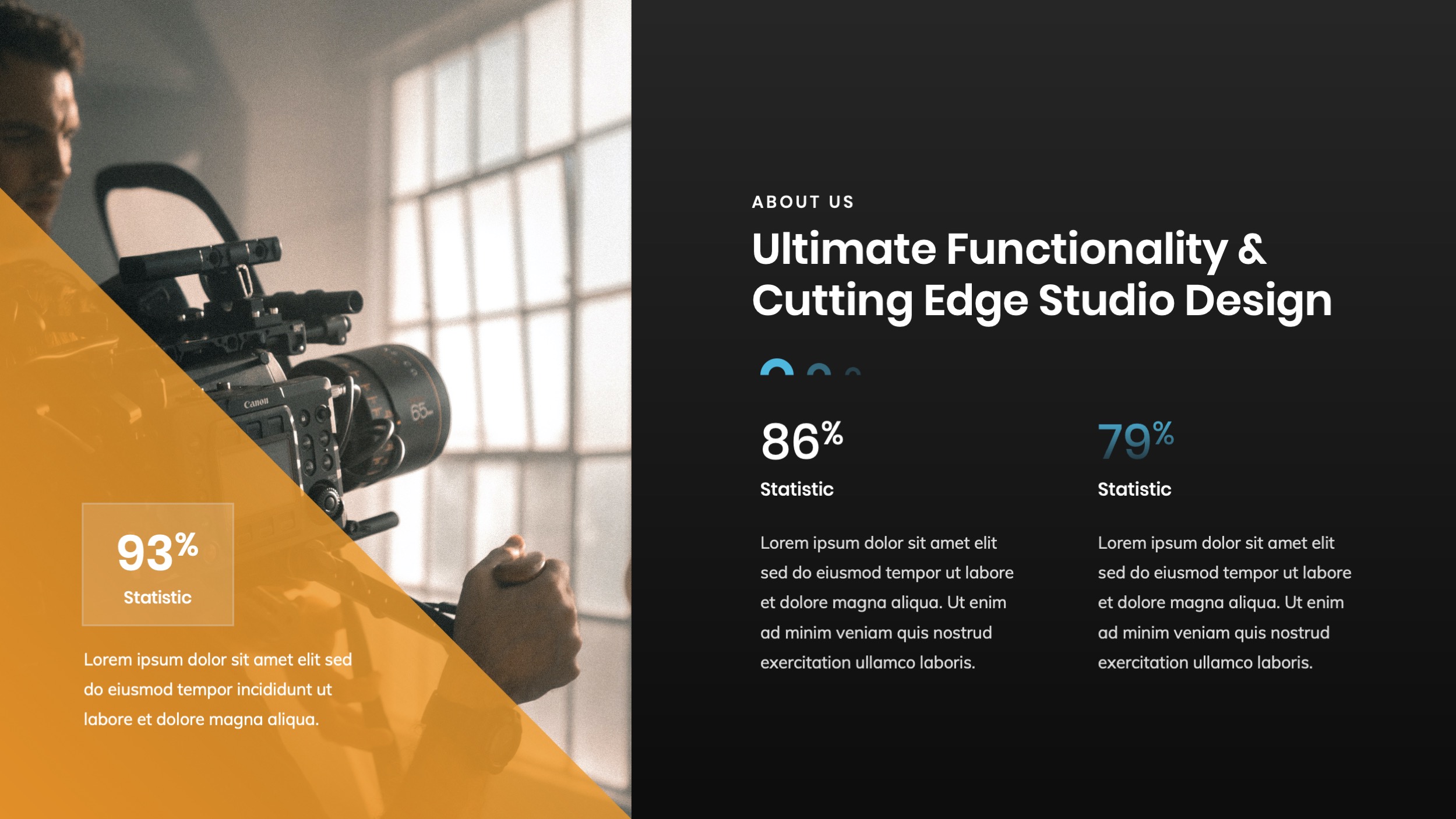 Movie Studio & Film Maker Keynote Template, Presentation Templates