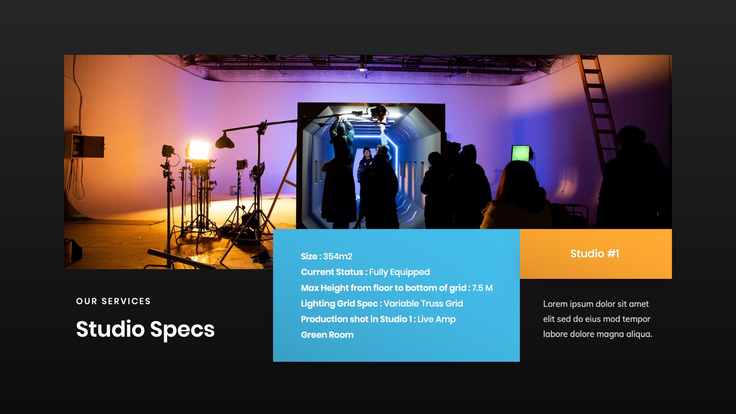 Movie Studio & Film Maker Keynote Template, Presentation Templates