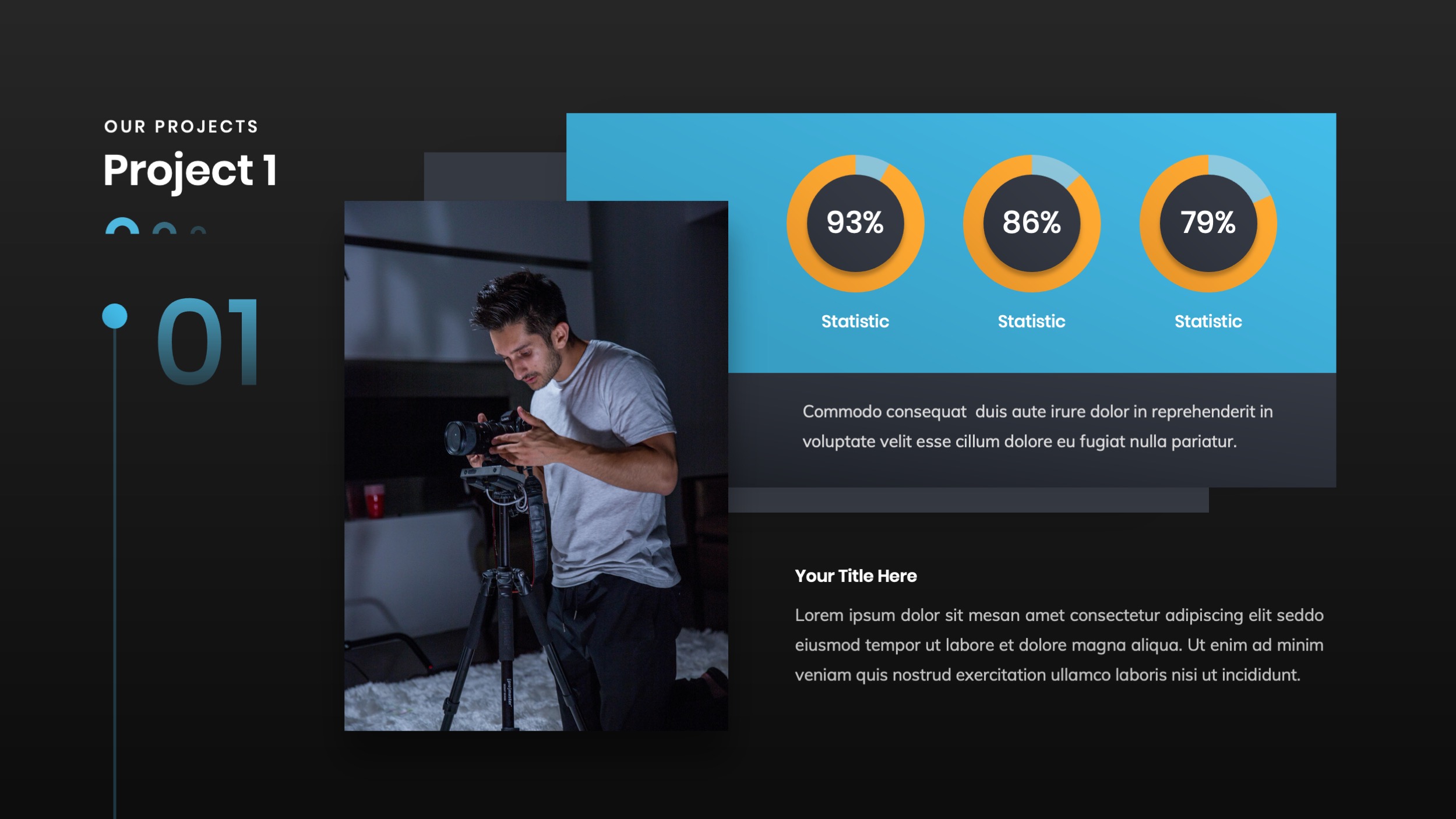 Movie Studio & Film Maker Keynote Template, Presentation Templates