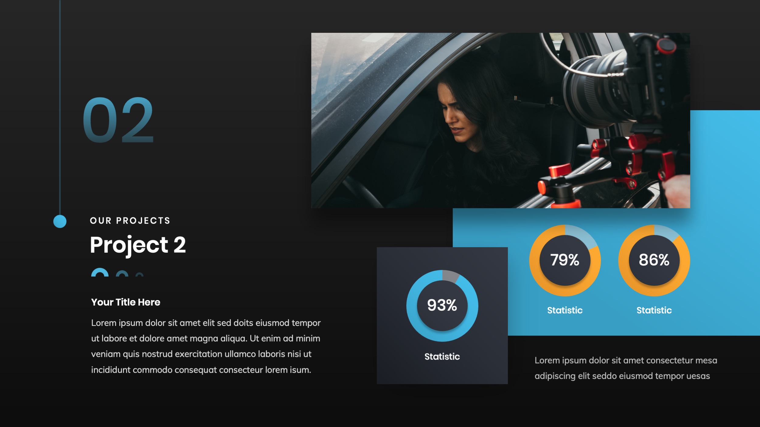 Movie Studio & Film Maker Keynote Template, Presentation Templates
