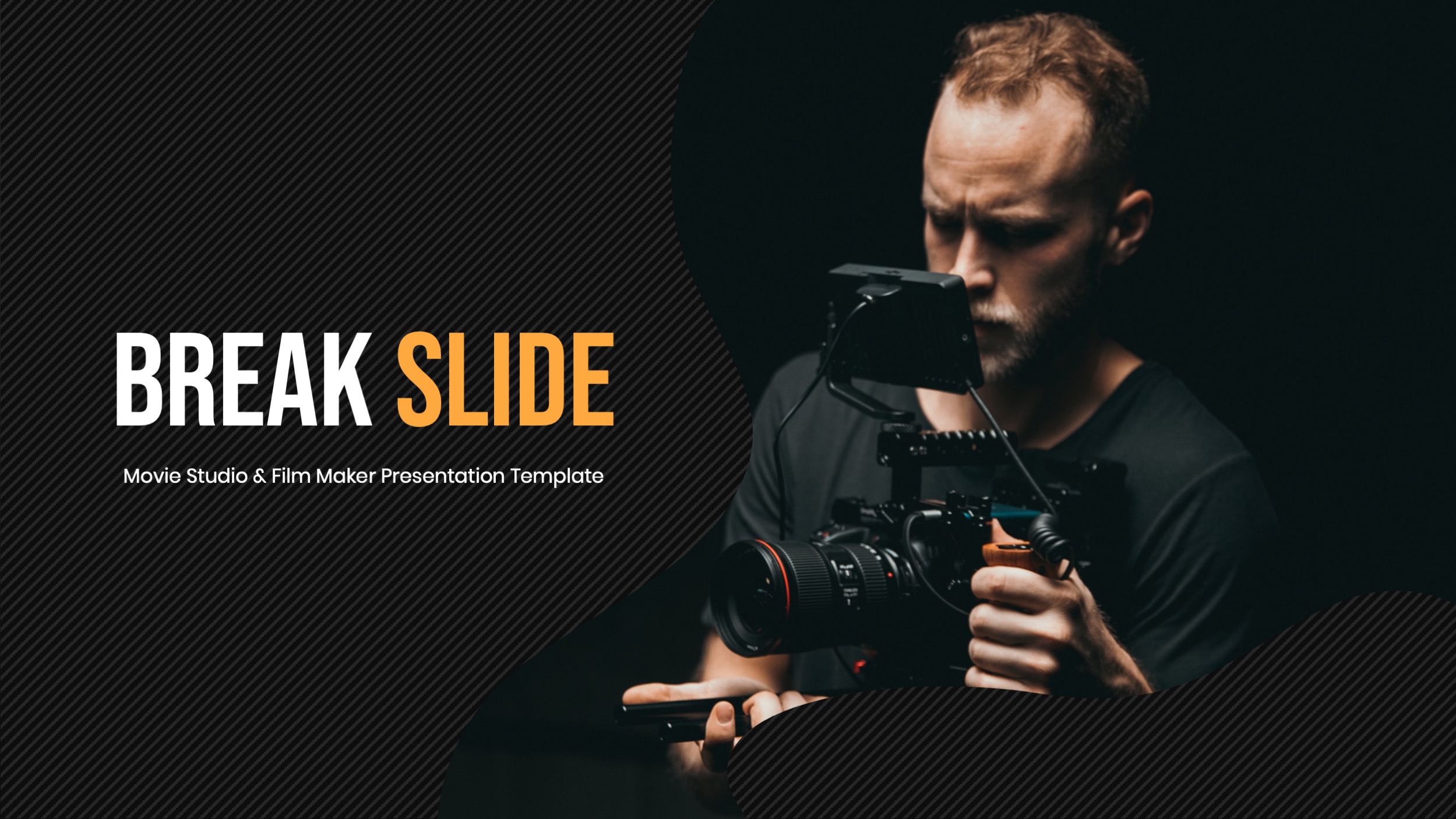 Movie Studio & Film Maker Google Slides Template, Presentation Templates