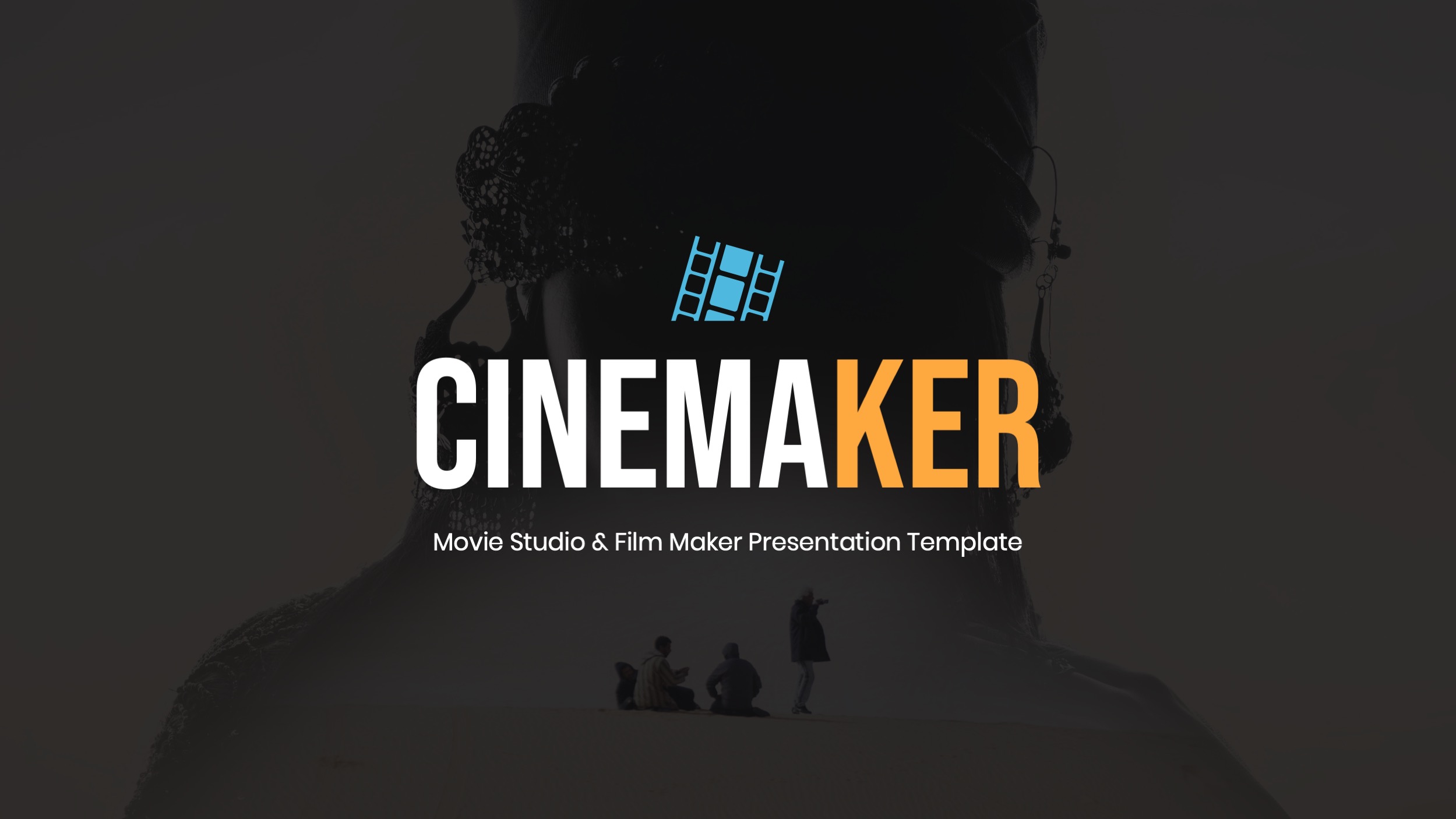 Movie Studio & Film Maker Google Slides Template, Presentation Templates