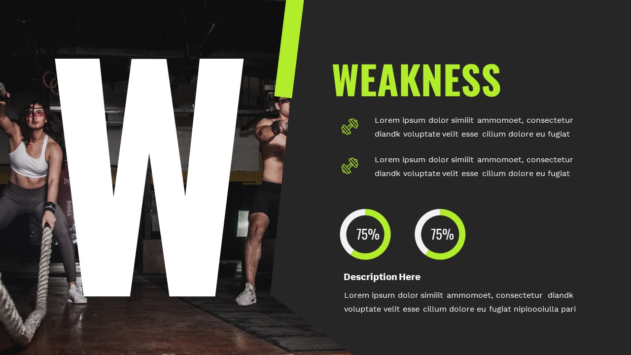 Workout - Gym and Fitness Persentation Template, Presentation Templates
