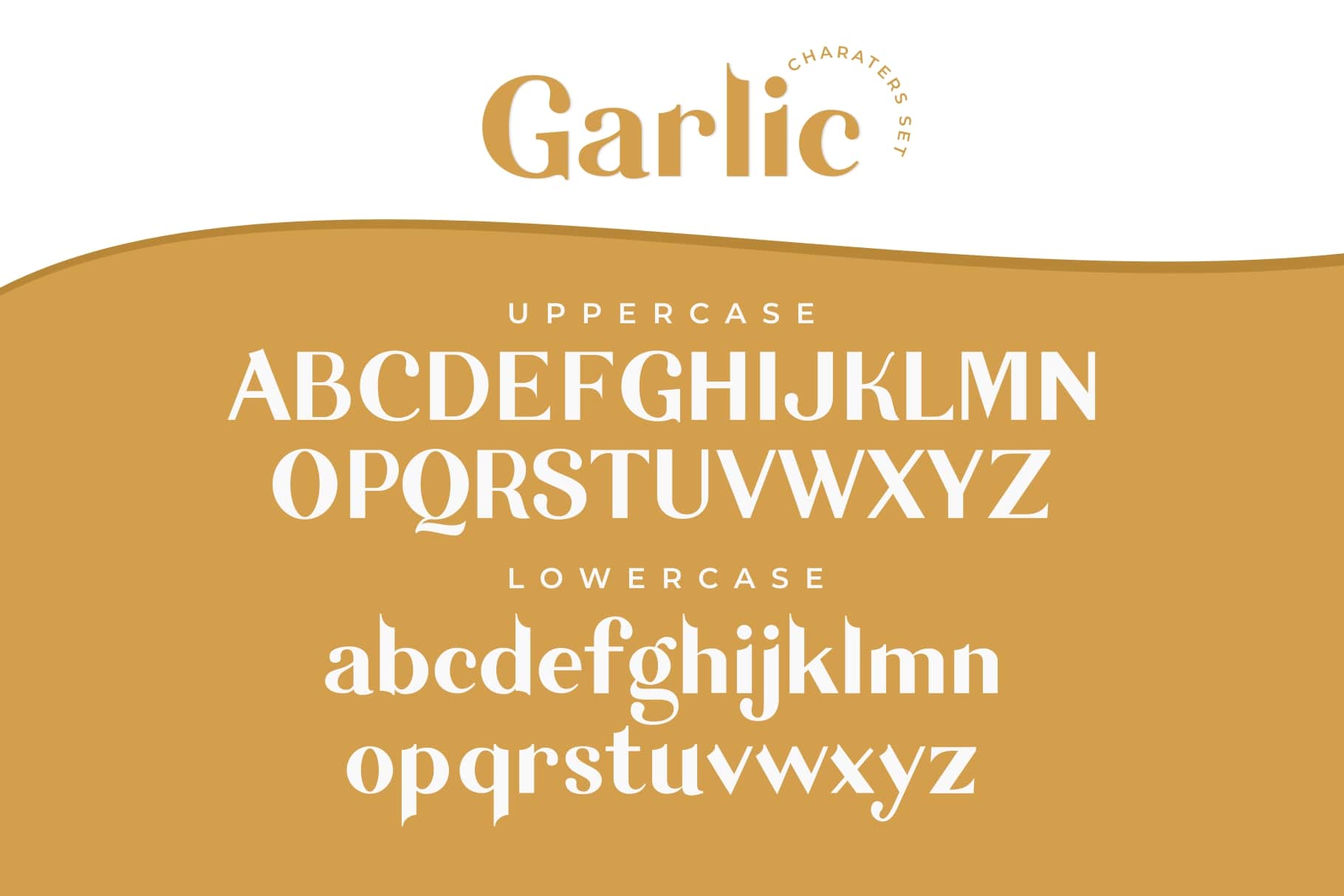 Garlic Font, Fonts | GraphicRiver