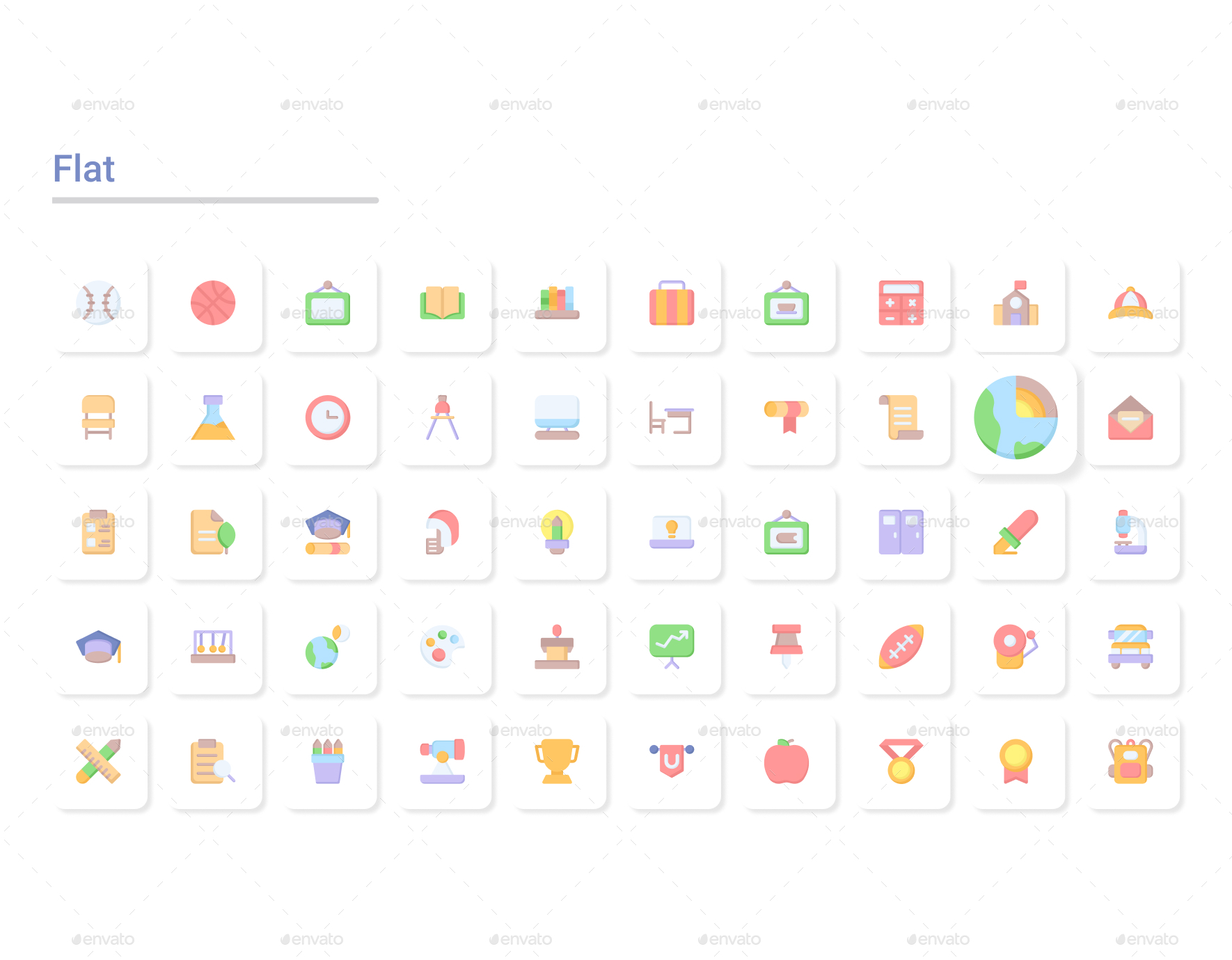 University Icon Pack by Yaprativa | GraphicRiver