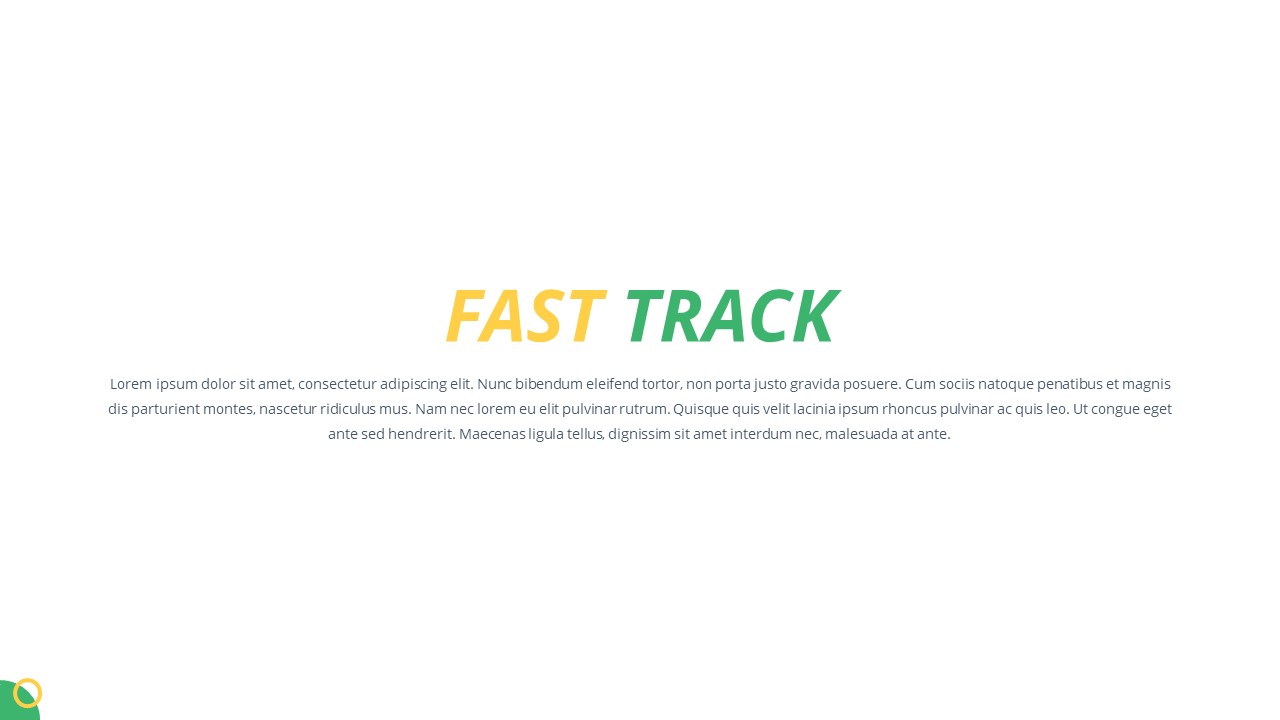Fast Track Pitch Powerpoint Presentation Template, Presentation Templates