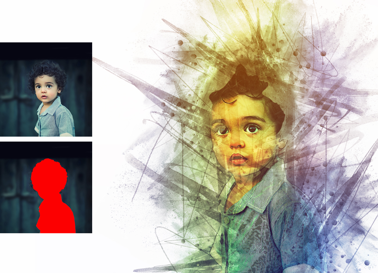 Watercolor Photoshop Action, Add-ons | GraphicRiver