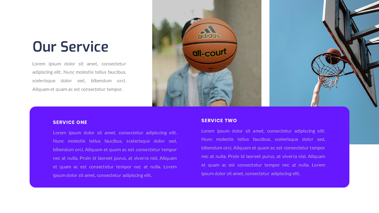 Olympican - Basketball Sport Powerpoint Template, Presentation Templates