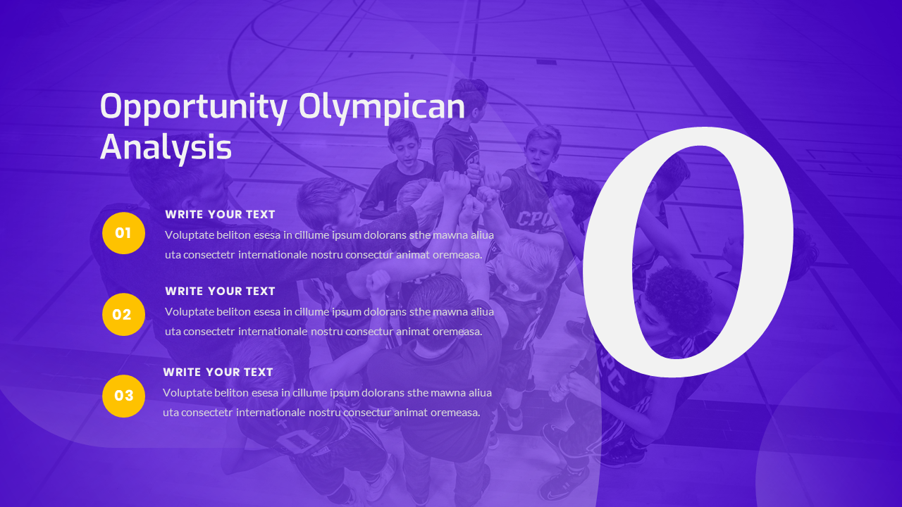 Olympican - Basketball Sport Powerpoint Template, Presentation Templates