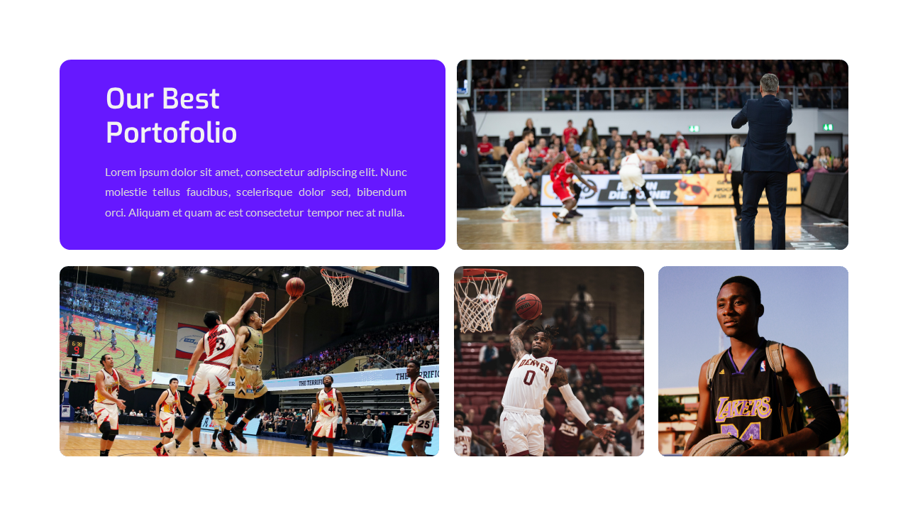 Olympican - Basketball Sport Powerpoint Template, Presentation Templates