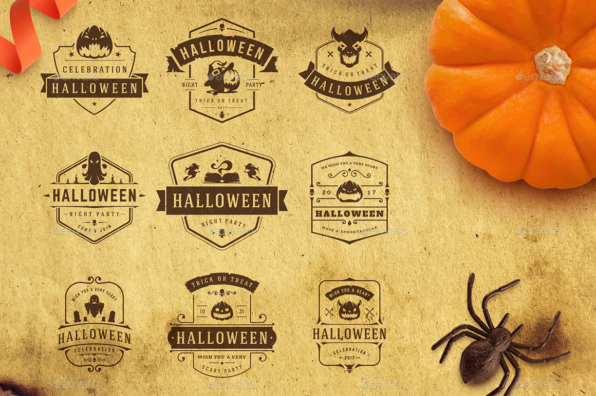 Halloween Design Set by ProVectors | GraphicRiver