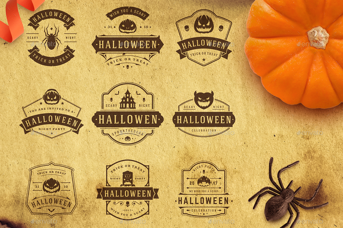 Halloween Design Set by ProVectors | GraphicRiver