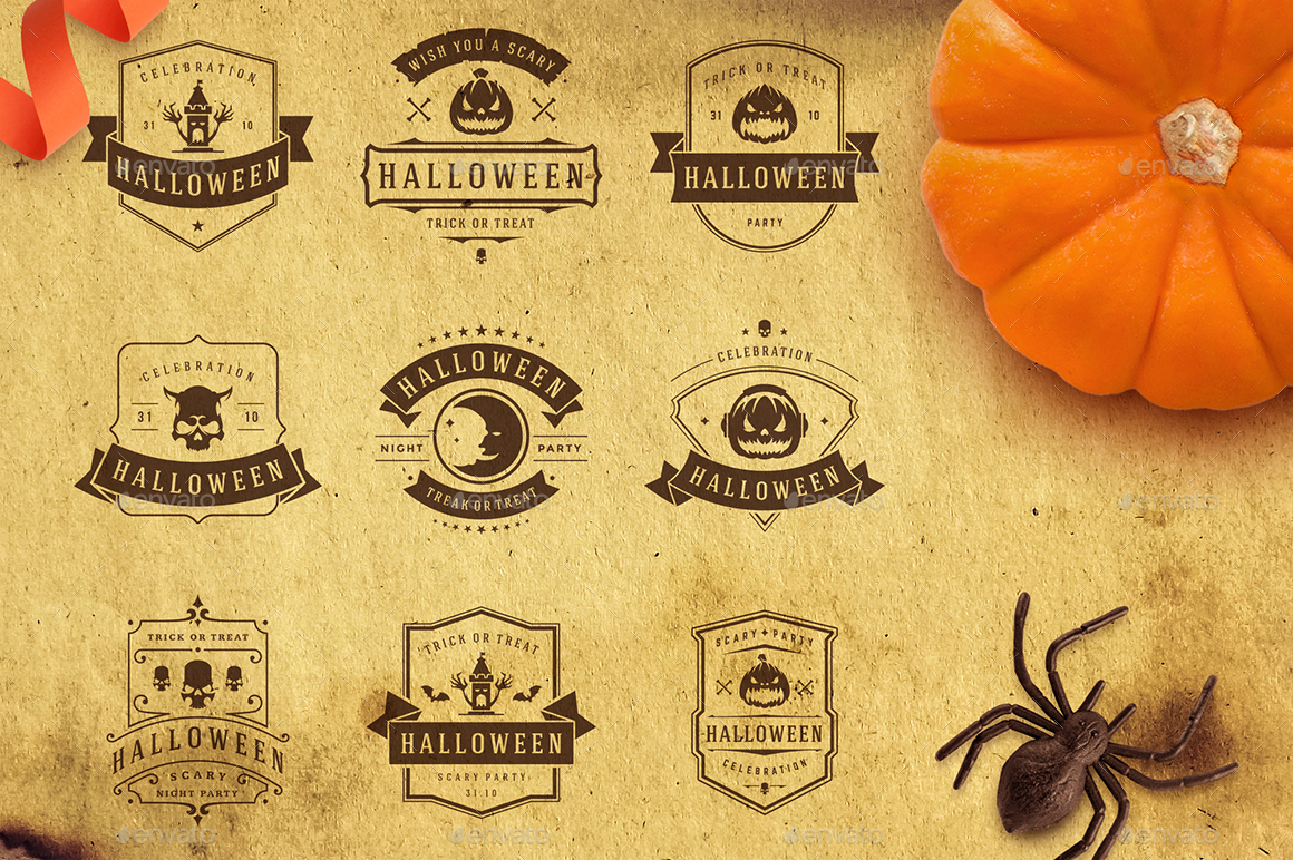 Halloween Design Set by ProVectors | GraphicRiver