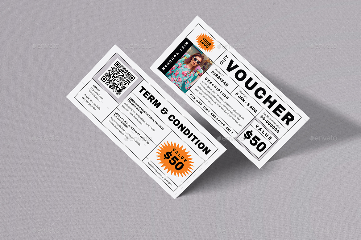 Simple Gift Voucher, Print Templates | GraphicRiver