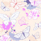 Seamless Pattern with Butterfly, Vectors | GraphicRiver