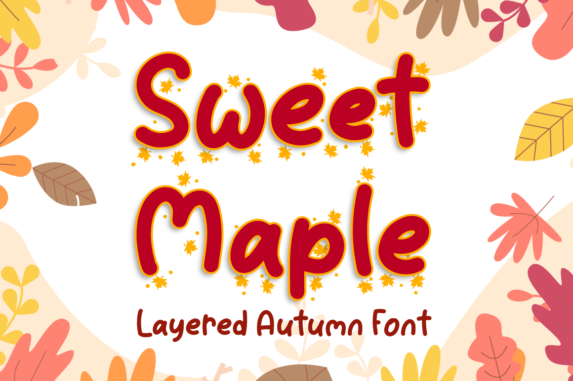 Sweet Maple, Fonts | GraphicRiver