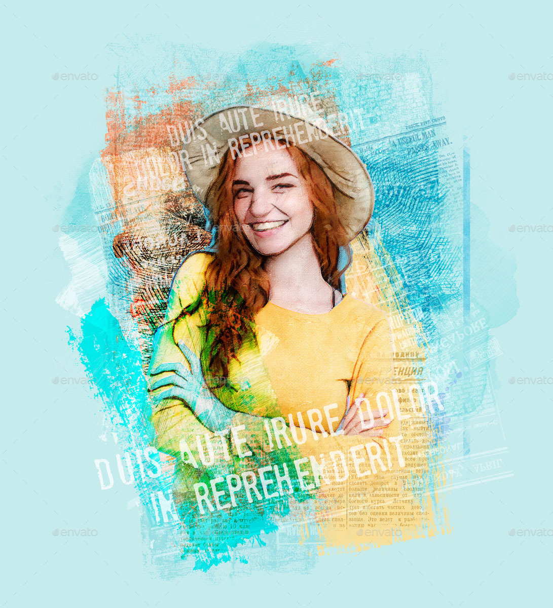 Abstract Art PSD Template, Graphics | GraphicRiver