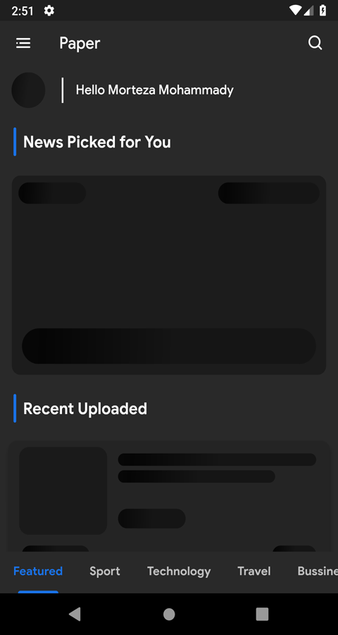 Paper - Flutter News App with Firebase backend + Admob Support by mortezaom
