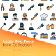 Labor & Tools Icon, Icons | GraphicRiver