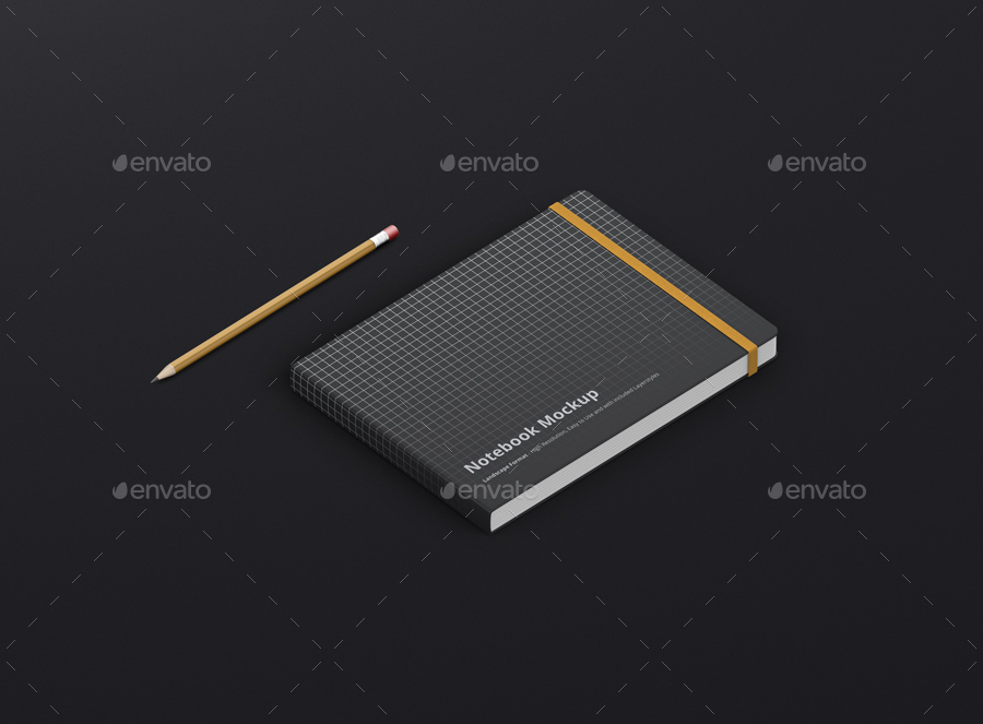 Notebook Mockup Landscape Format, Graphics | GraphicRiver