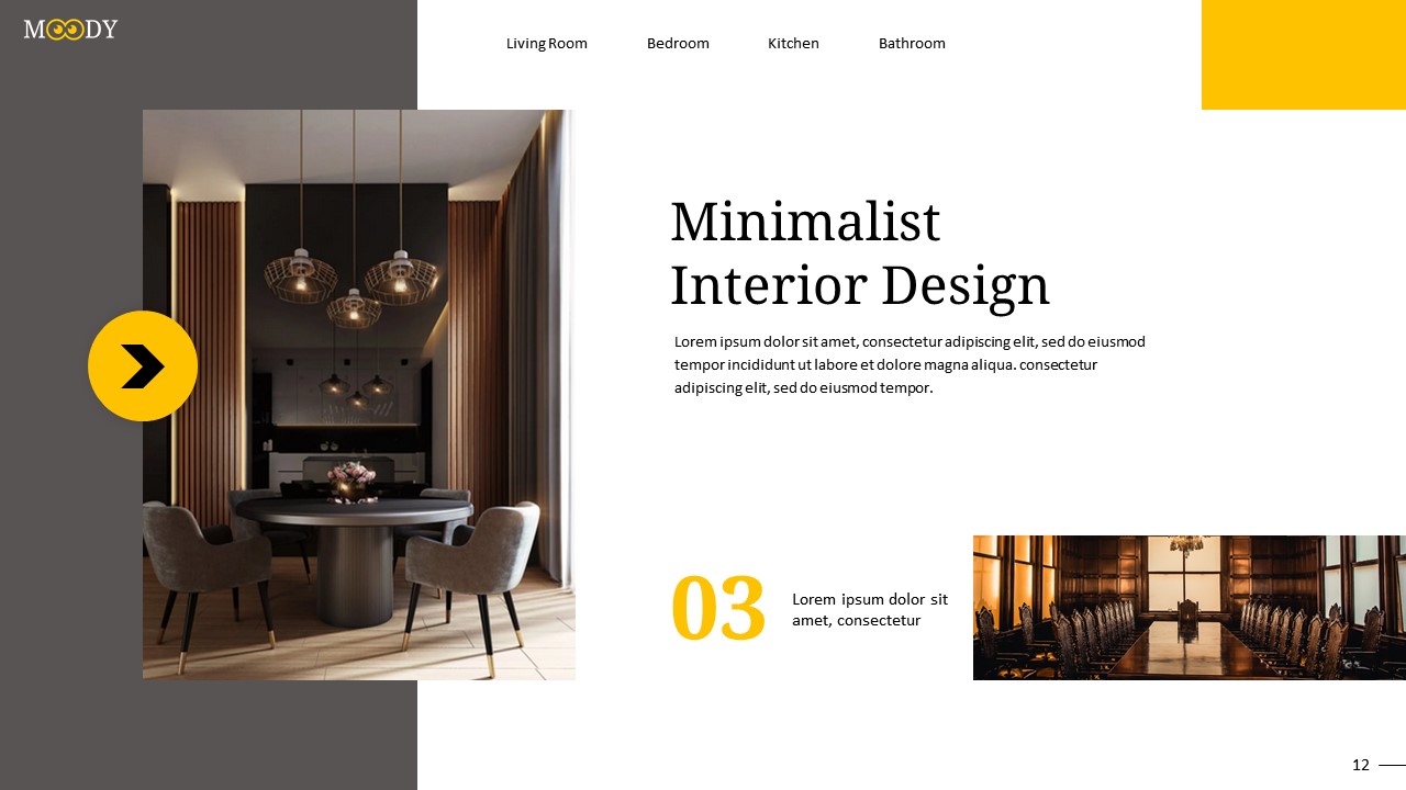 Moody Interior Presentation Template, Presentation Templates | GraphicRiver