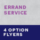 Errand Service Flyers – 4 Options, Print Templates | GraphicRiver