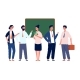 Teachers Team. Back To School, Professors Crowd, Vectors | GraphicRiver