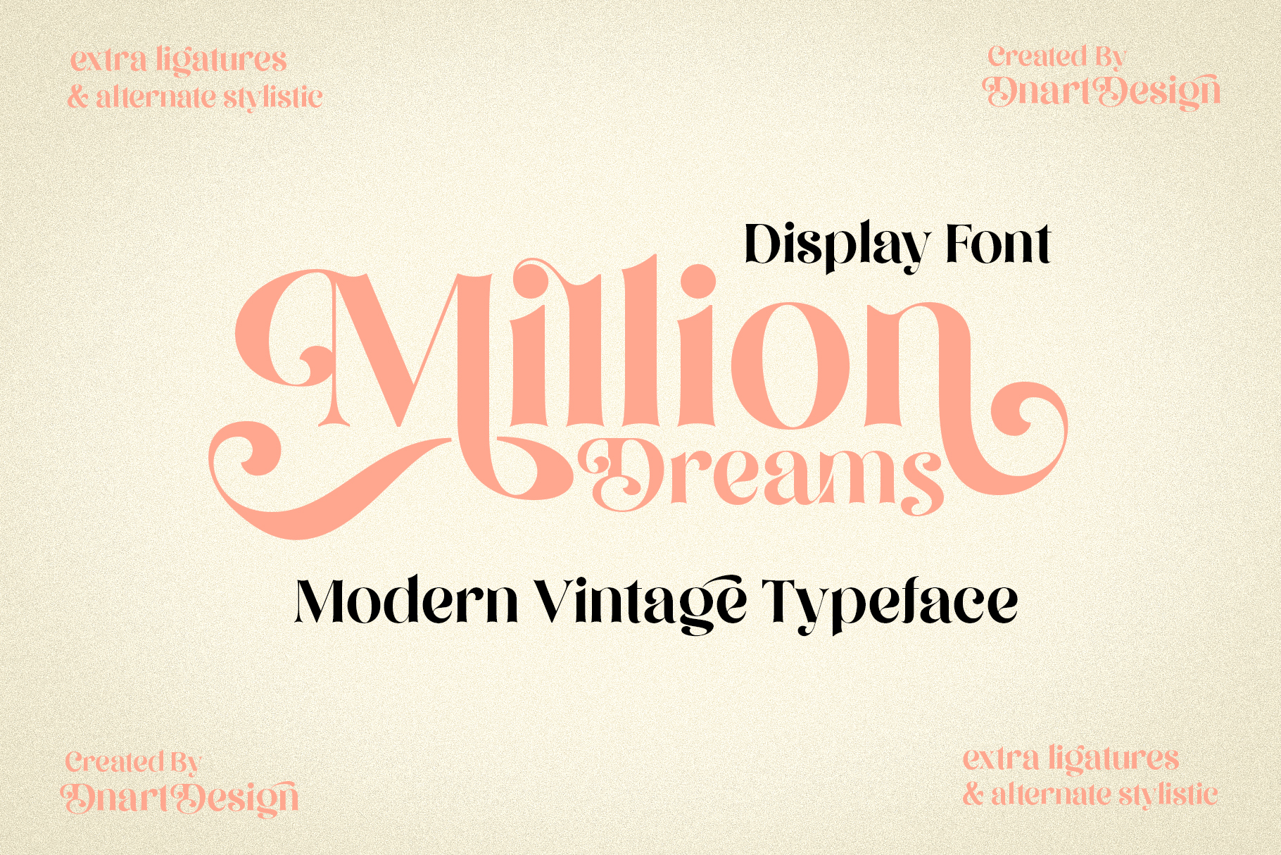 Million Dreams, Fonts | GraphicRiver