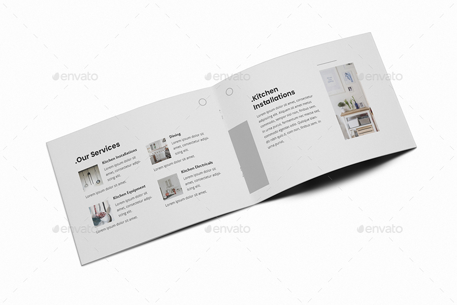 The Kitchen A5 Brochure Template, Print Templates | GraphicRiver