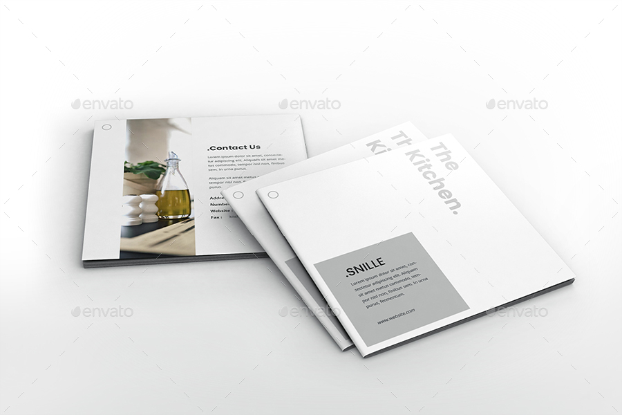 The Kitchen Square Brochure Template, Print Templates | GraphicRiver