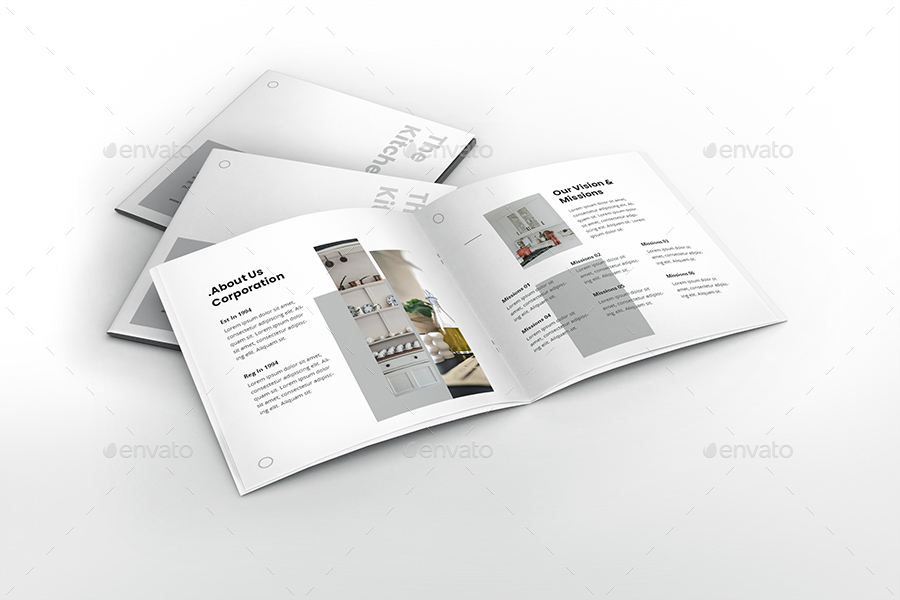 The Kitchen Square Brochure Template, Print Templates | GraphicRiver