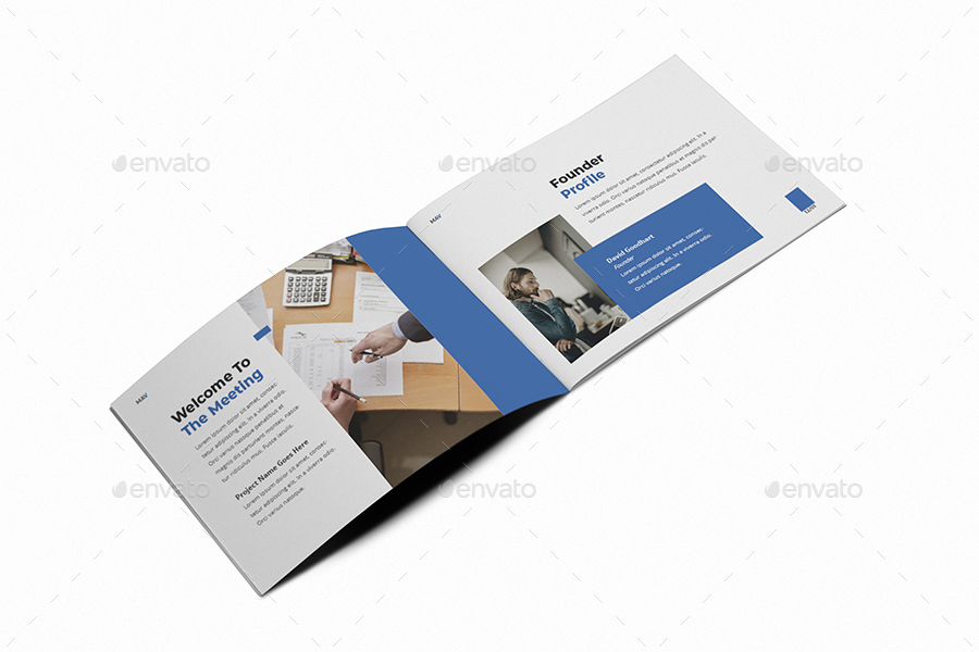 Marketing Agency A5 Brochure Template, Print Templates | GraphicRiver