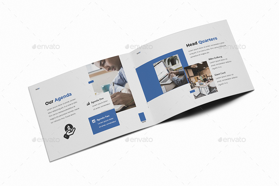 Marketing Agency A5 Brochure Template, Print Templates | GraphicRiver