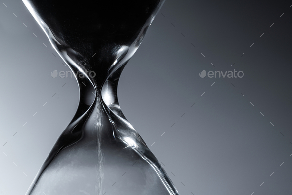 Hourglass Countdown in a Dark Close Up Stock Photo by duallogic | PhotoDune