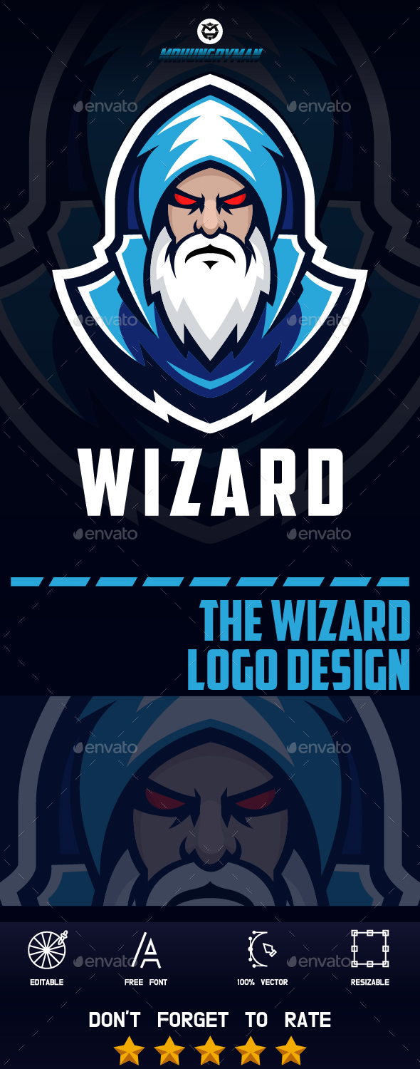 Wizard Logo Template, Logo Templates | GraphicRiver