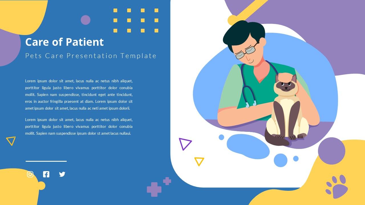 Adorable - Pets Care Keynote Template, Presentation Templates ...