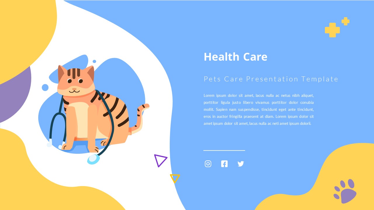 Adorable - Pets Care Keynote Template, Presentation Templates ...