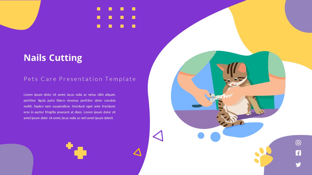 Adorable - Pets Care Keynote Template, Presentation Templates ...