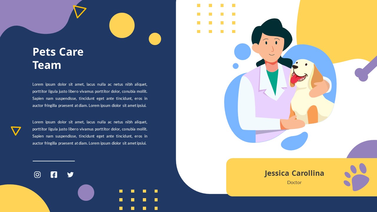 Adorable - Pets Care Keynote Template, Presentation Templates ...