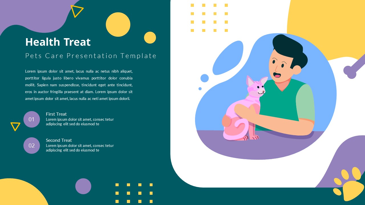 Adorable - Pets Care Keynote Template, Presentation Templates ...