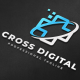 Cross Digital Logo, Logo Templates | GraphicRiver