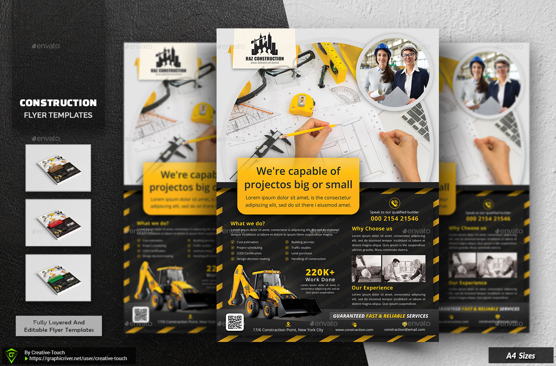 Construction Advertising Bundle Vol.1, Print Templates | GraphicRiver