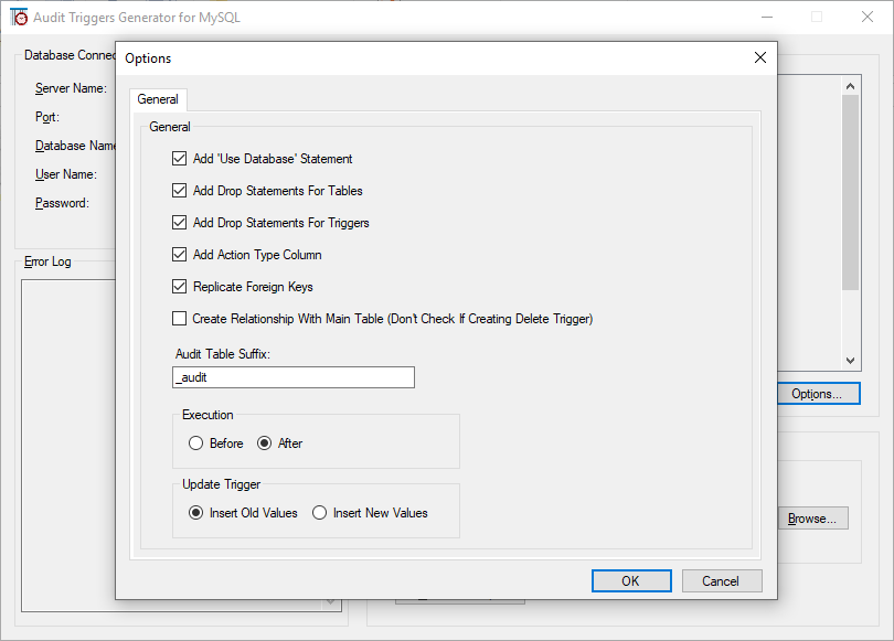 Audit Triggers Generator For Mysql By Najmuliqbal15 Codecanyon