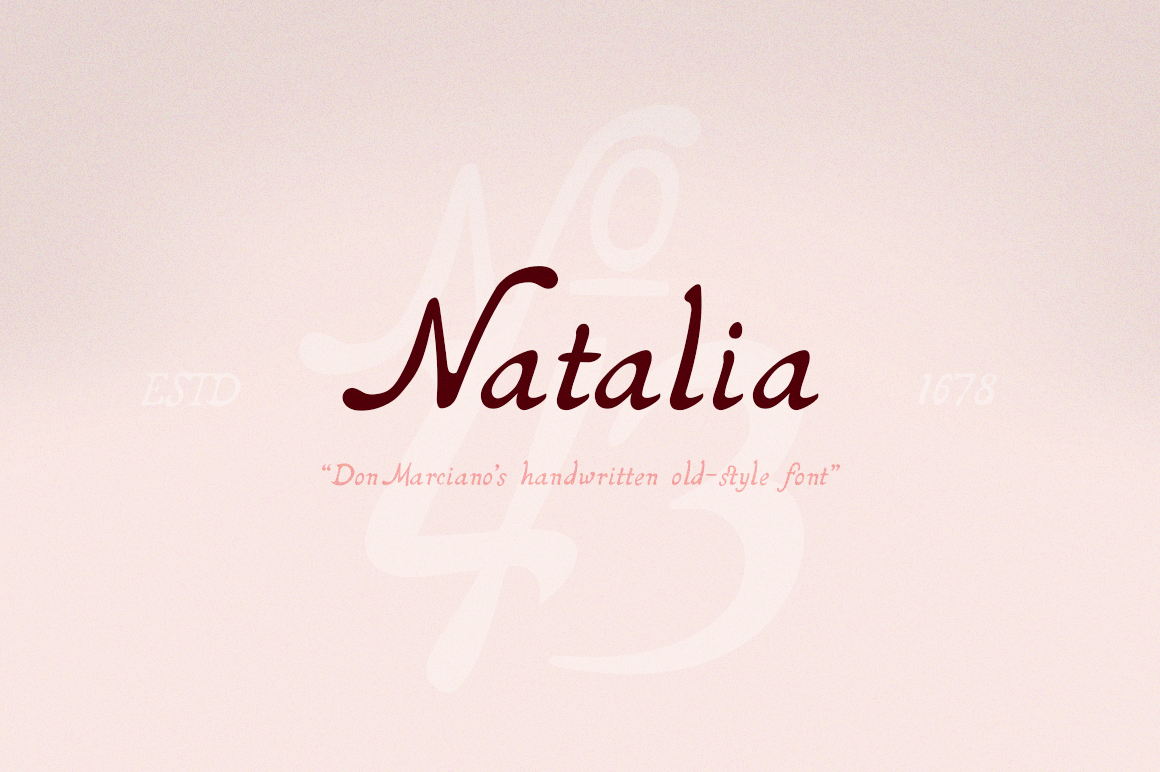 Natalia, Fonts | GraphicRiver