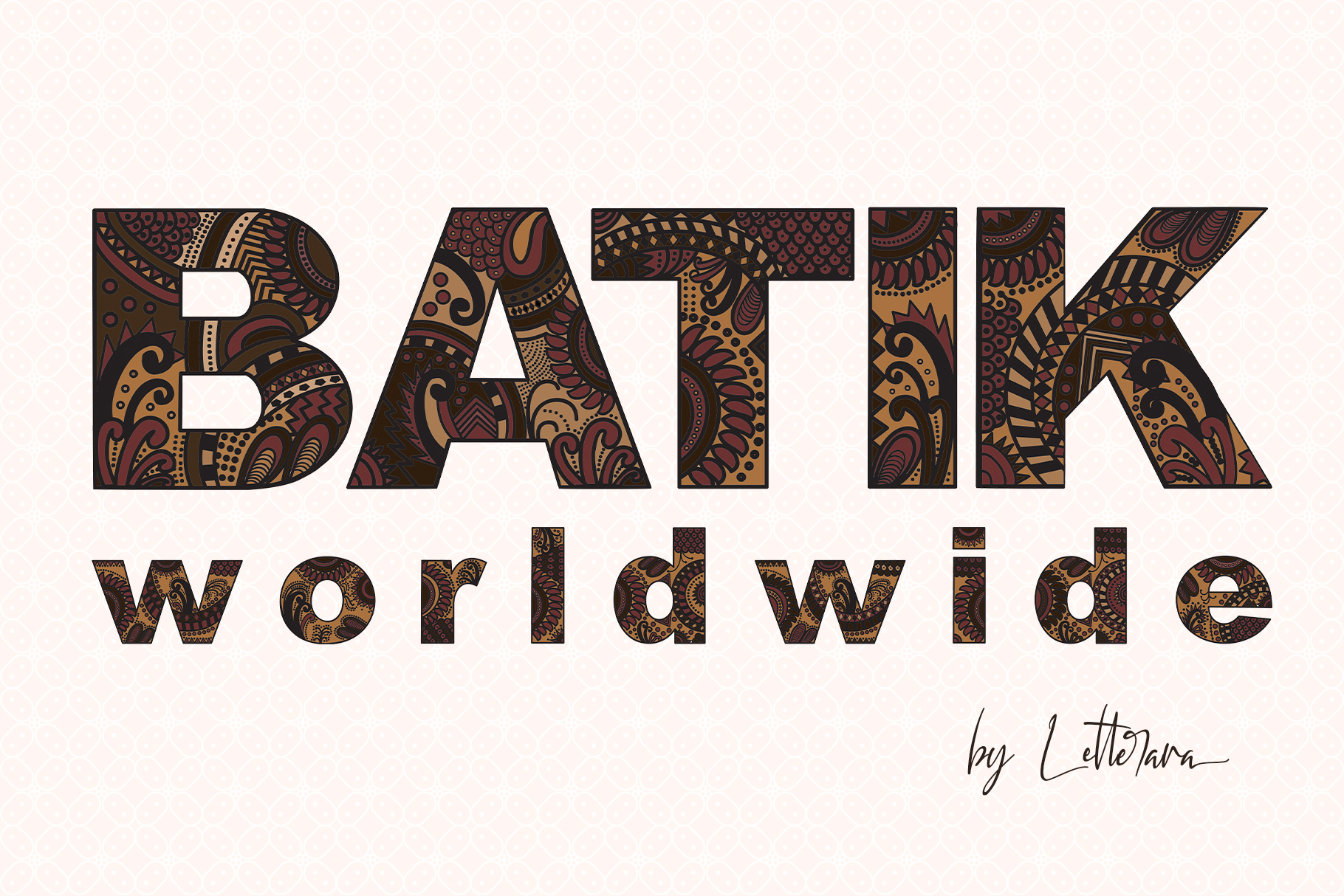 Batik Worldwide, Fonts | GraphicRiver